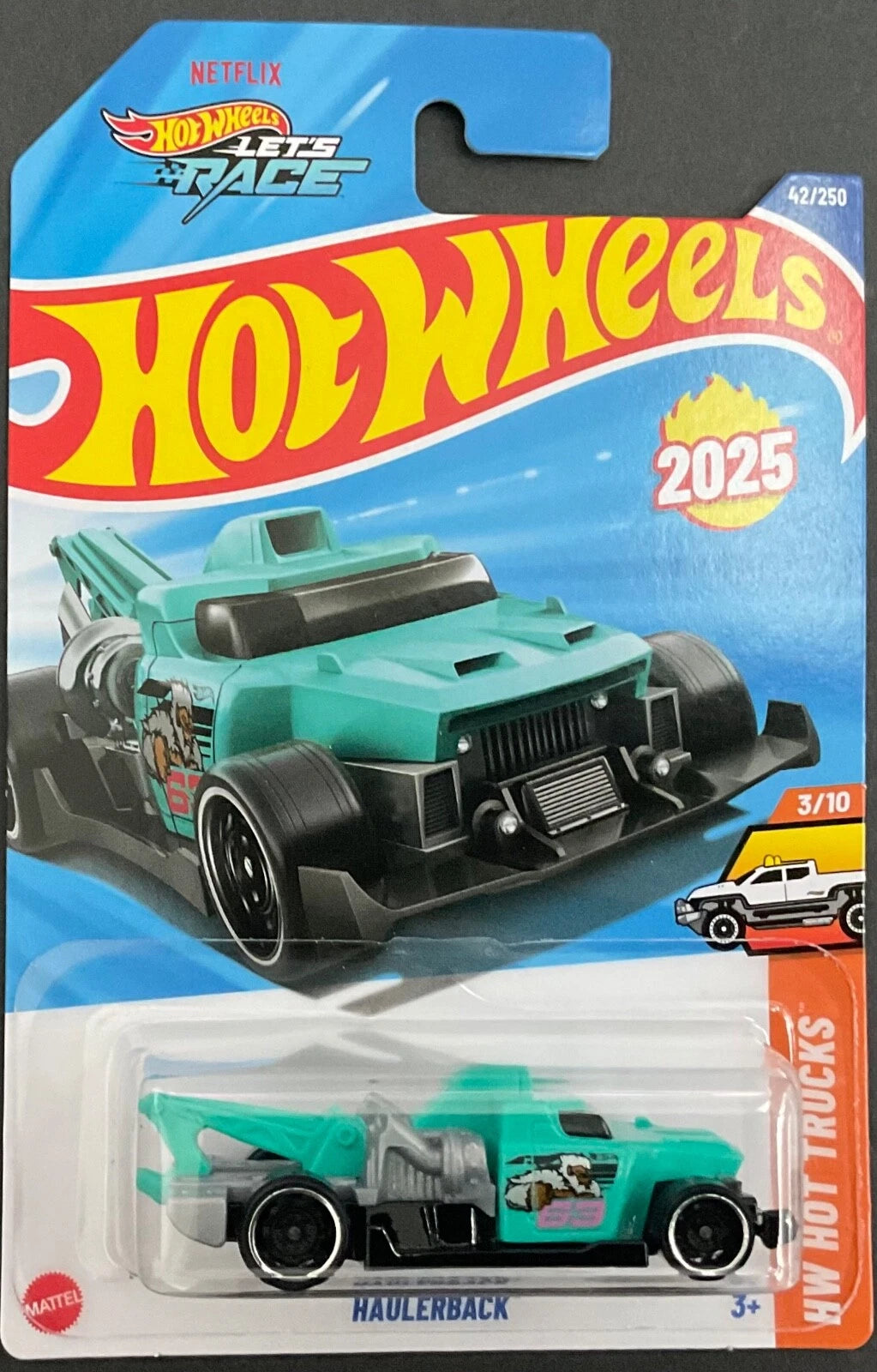 Hot Wheels 2025 #042/250 Haulerback, seafoam green – Ignition Diecast