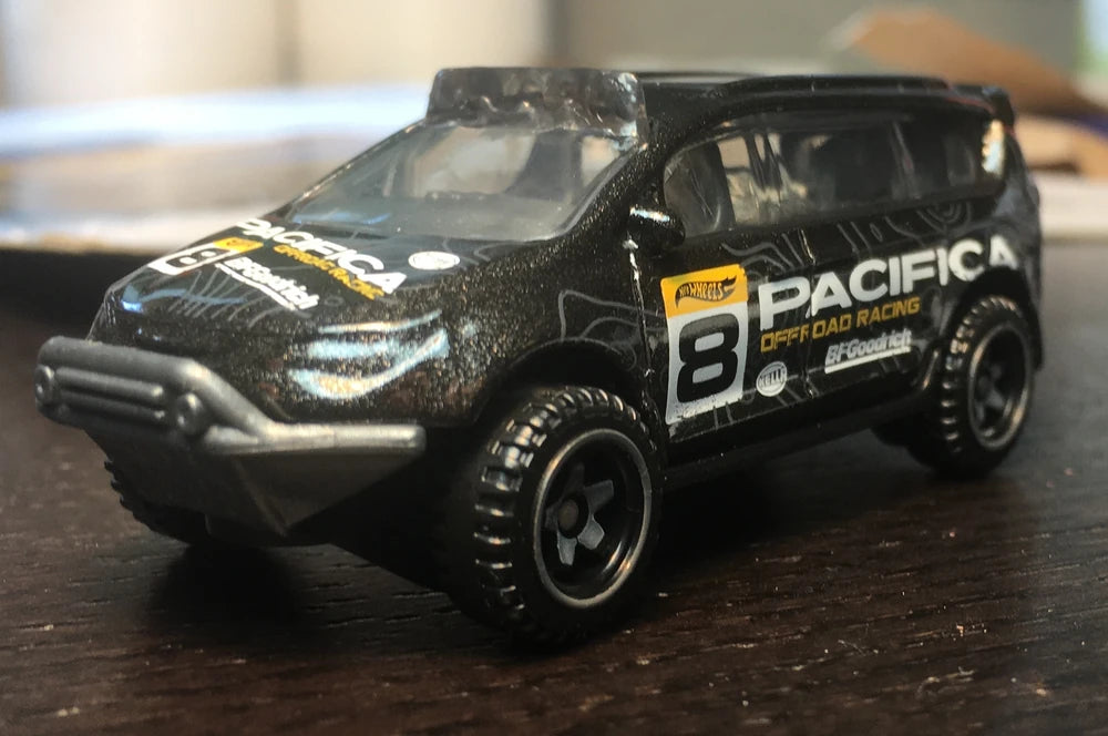 Hot Wheels 2022 #51/250 Chrysler Pacifica, NEW/LOOSE, metallic dark gr ...