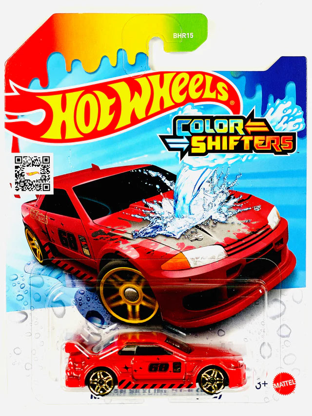 Hot Wheels 2025 Color Shifters Nissan Skyline GT-R (R32), red (warm)/b ...