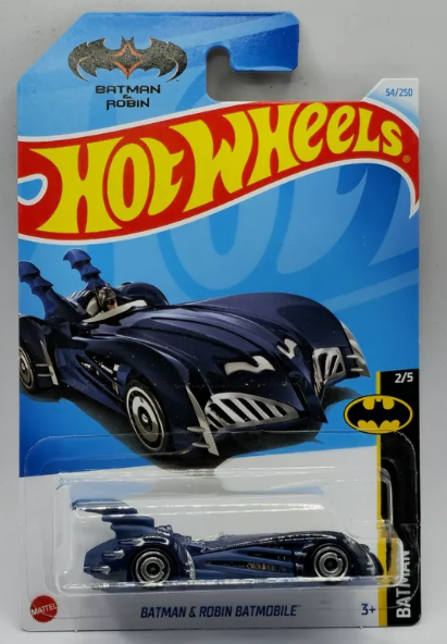 Hot Wheels 2024 #054/250 Batman & Robin Batmobile, dark blue – Ignition ...