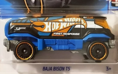 Hot Wheels 2024 #058/250 Baja Bison T5, NEW/LOOSE, black – Ignition Diecast