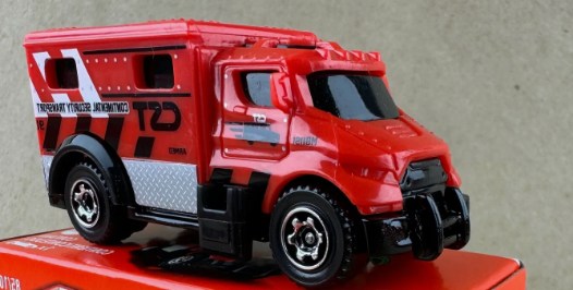 Matchbox MBX Armored Truck, NEW/LOOSE, red – Ignition Diecast
