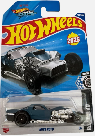 Hot Wheels 2025 #158/250 Hoto Roto, matte "moody" blue – Ignition Diecast