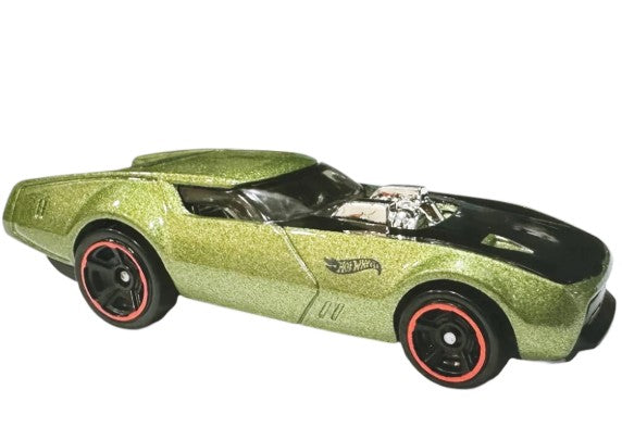 Hot Wheels 2025 #108/250 Slide-Burn, NEW/LOOSE, green – Ignition Diecast