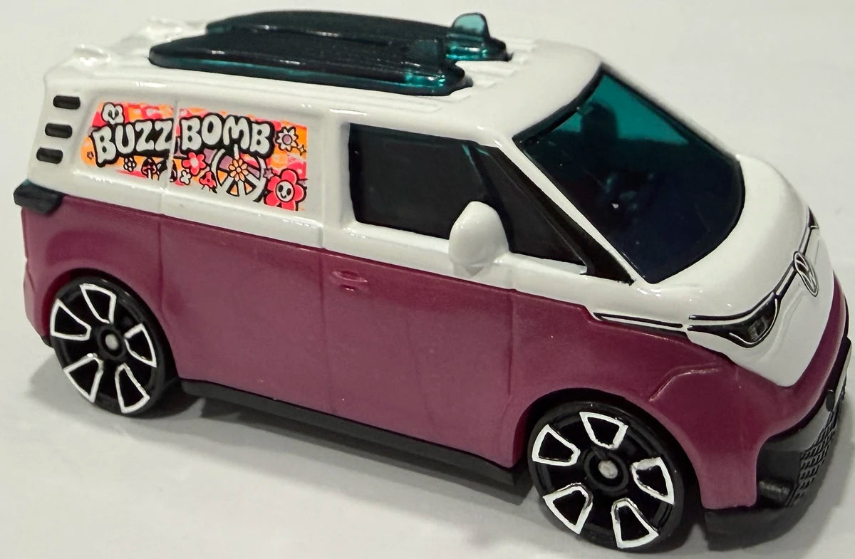 Hot Wheels 2026 #086/250, VW ID. Buzz Bomb, NEW/LOOSE, purple ...