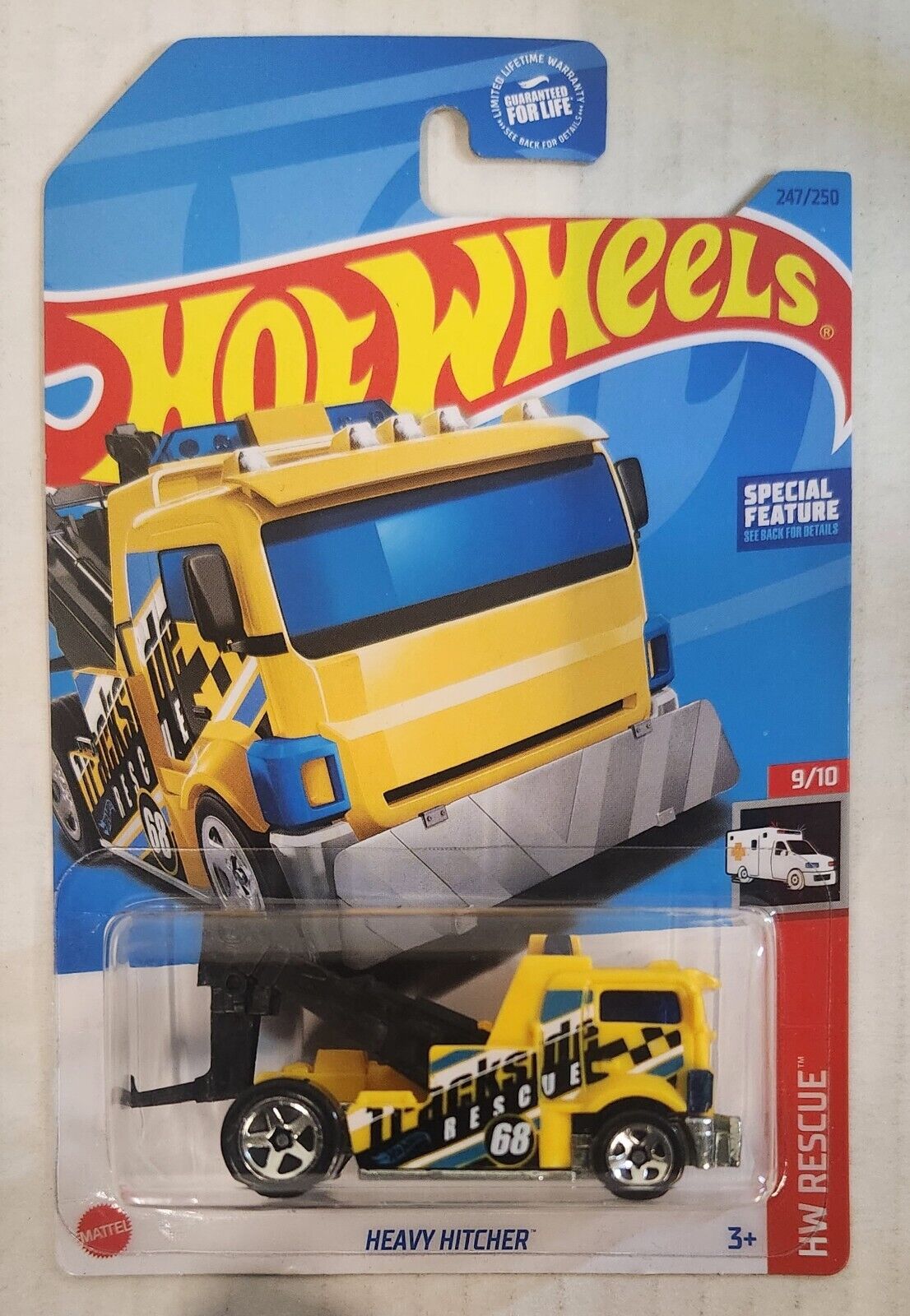 Hot Wheels 2023 #247/250 Heavy Hitcher, yellow – Ignition Diecast