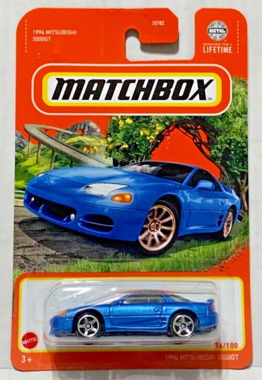 Matchbox 2024 #074/100 1994 Mitsubishi 3000GT, blue – Ignition Diecast