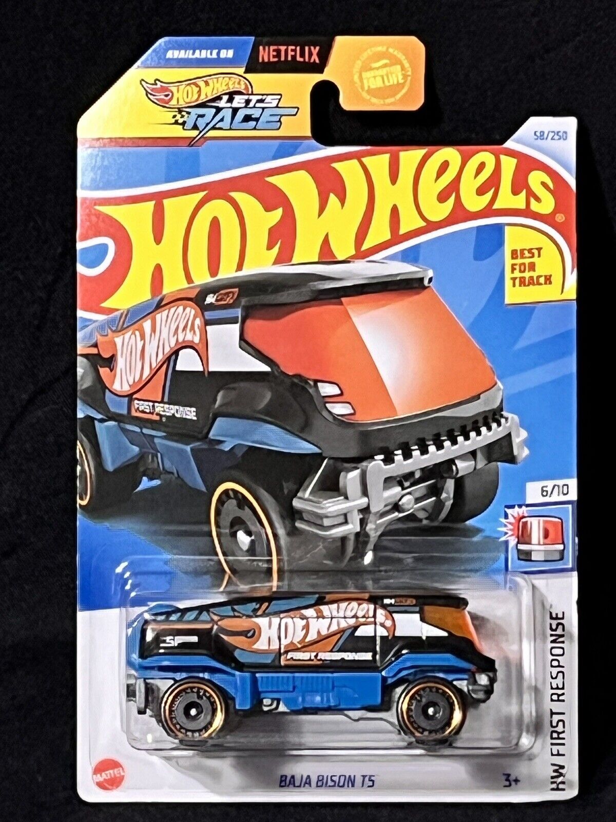 Hot Wheels 2024 #058/250 Baja Bison T5, black – Ignition Diecast