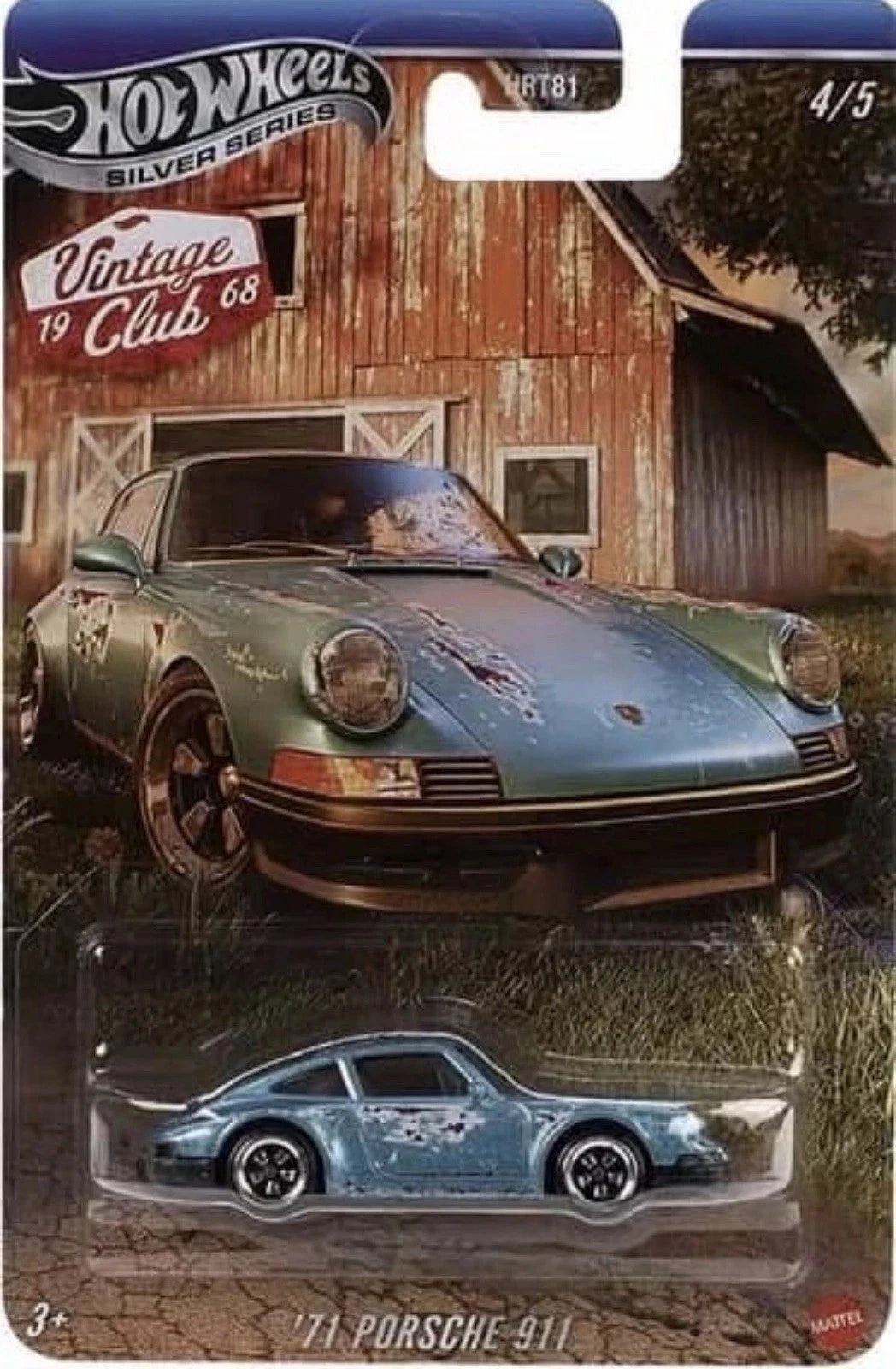 Hot Wheels 2025 Vintage Club 4/5, '71 Porsche 911, light blue (Copy ...