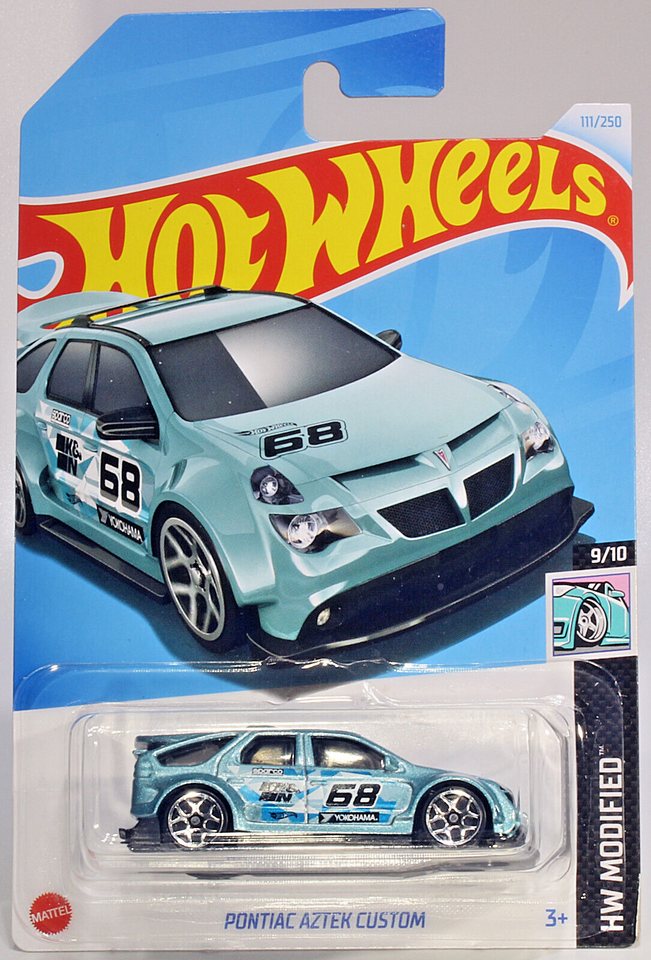Hot Wheels 2024 #111/250 Pontiac Aztek Custom, metalflake robin egg bl ...