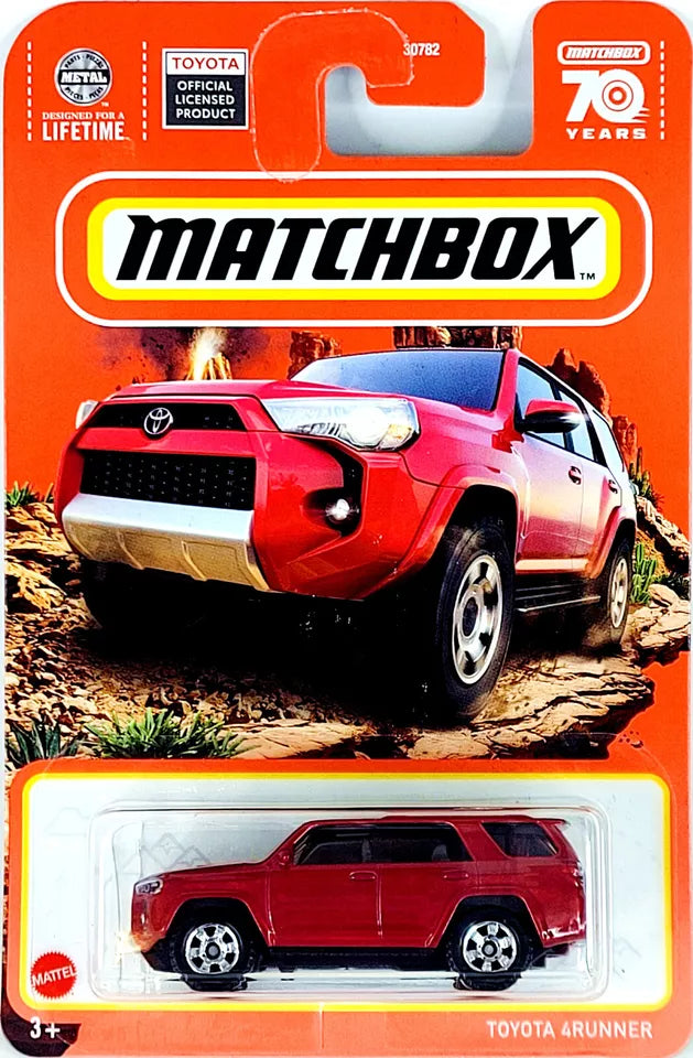 Matchbox 2023 Toyota 4Runner, [no number], dark red – Ignition Diecast